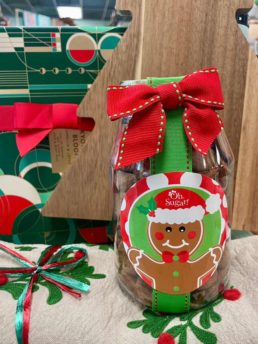 Gingerbread Man Ginger Snaps Nams -10 oz Qt Jar – Mint Juleps Shop