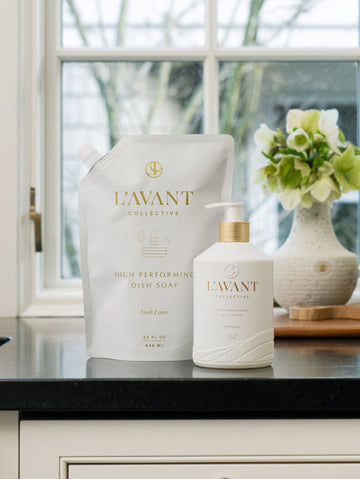 L'AVANT High Performing Dish Soap Refill Pouch -Fresh Linen – Mint ...