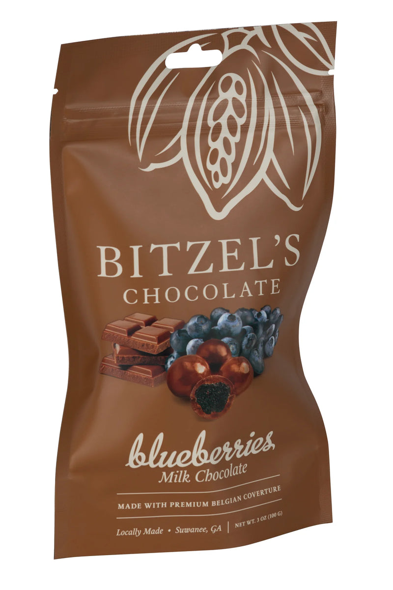 Bitzel's Chocolate Milk Chocolate Blueberries – Mint Juleps Shop