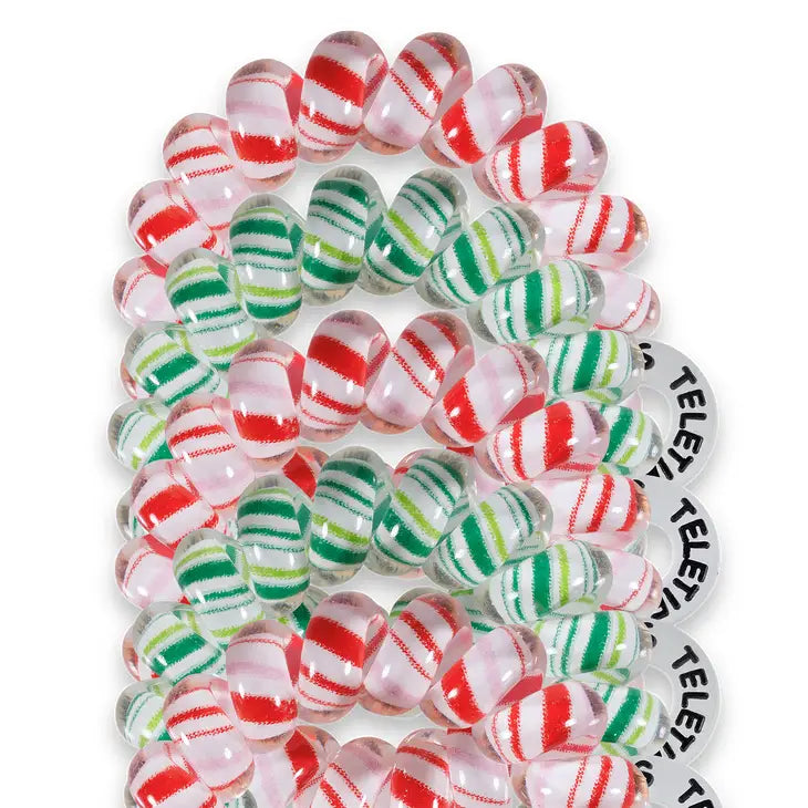 Teleties Tiny -Candy Cane Christmas – Mint Juleps Shop
